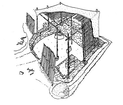 The reconstructed house of a potter at Nekhen (Hierakonpolis) – The ...